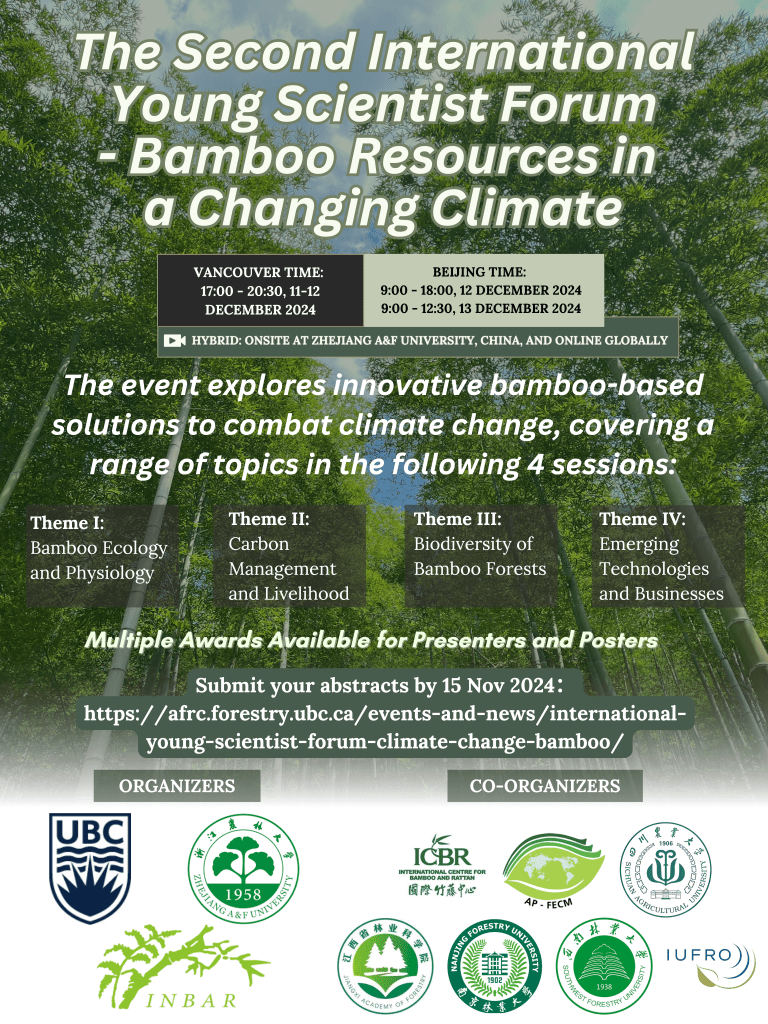 Happening soon! – Sino-Canadian Bamboo Research Institute